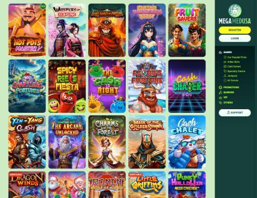 Mega Medusa Casino Review 2025 | Free Spins, Fast Payouts
